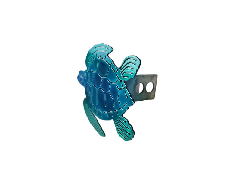 Sea Turtle Trailer Hitch Cover, off Road Vehicle Trailer Hitch Plug ...