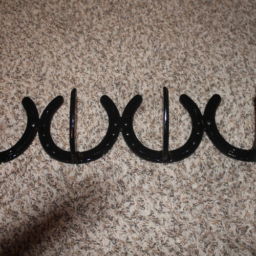 5 Coat Wall Mounted Horseshoe Coat Rack - Etsy