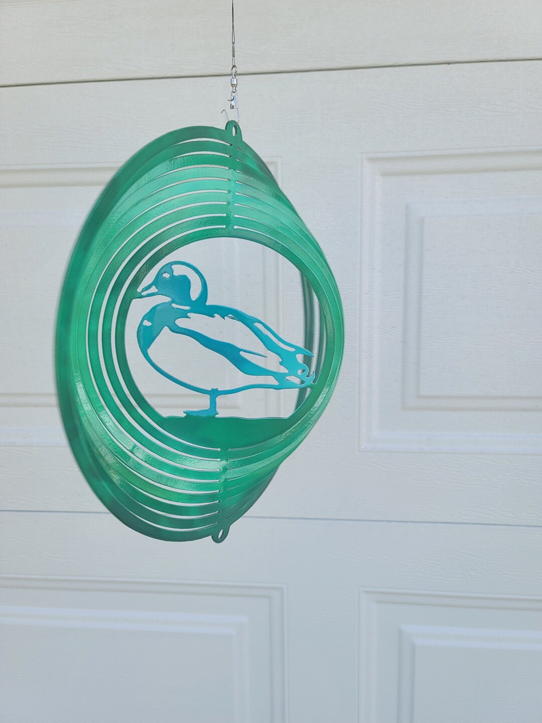 Duck Wind Spinner, Wildlife, Porch Decor, Bird Lover, Yard Art, Garden ...