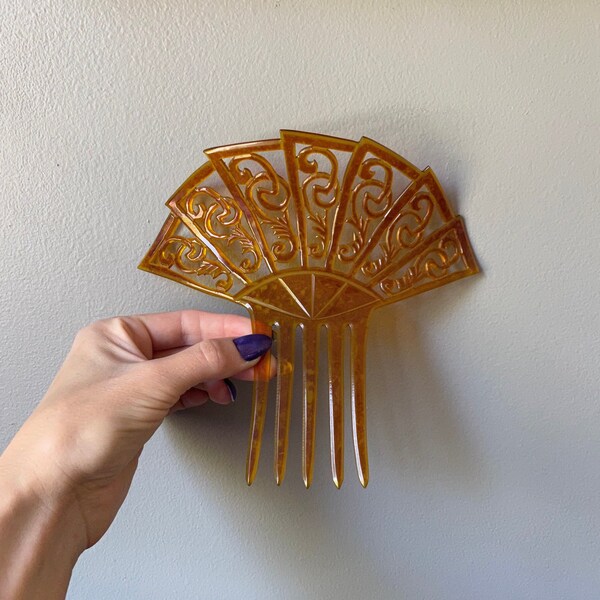 Tortoise Shell Comb - Etsy
