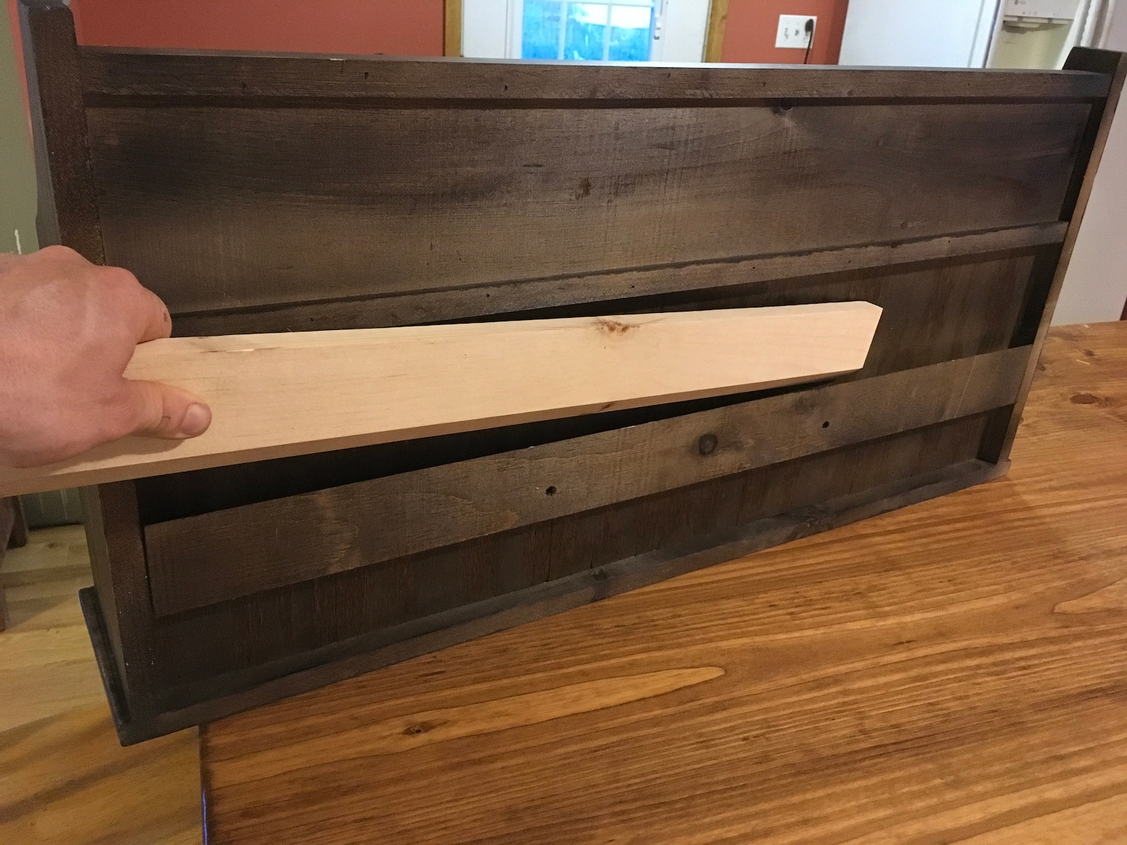 Wall Hanging Cubby Shelf With Hooks - Etsy