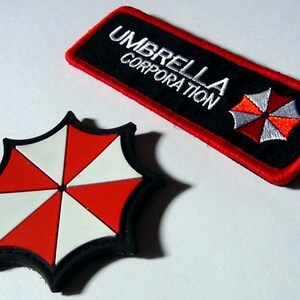 Resident Evil - Umbrella Corporation Cosplay Set Patches Hook and Loop ...