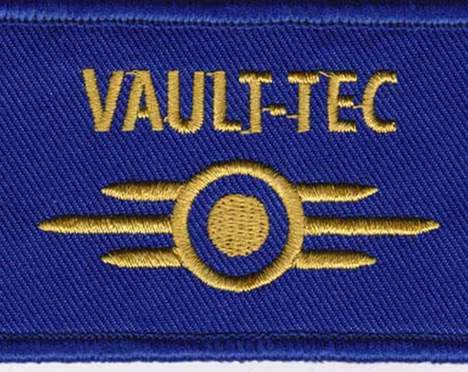 Fallout Vault-tec Corporation Emblem Iron-on Embroidered Patch, Custom ...