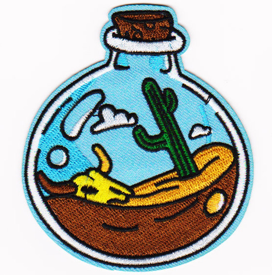 Mojave New Vegas Desert Deathclaw Skull Fallout Inspired Cosplay Patch ...