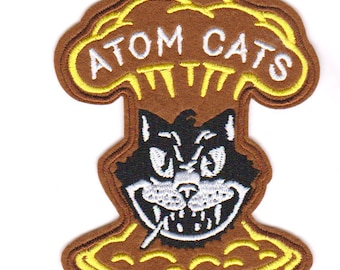 Atom Cats Fallout 4 Inspired Logo Embroidered Patch | Etsy