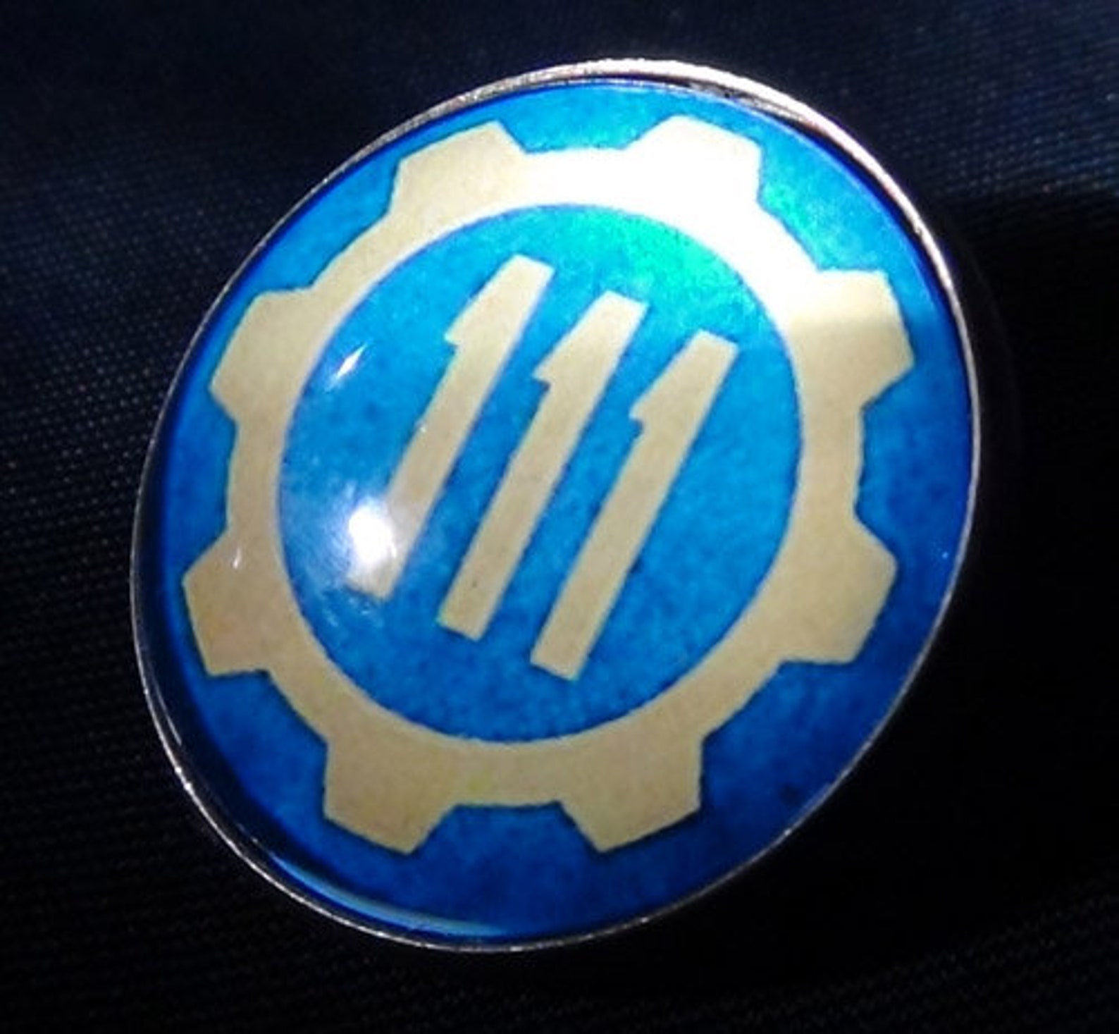 Fallout Inspired Vault Vintage Looking Bronze Cosplay Pin With - Etsy