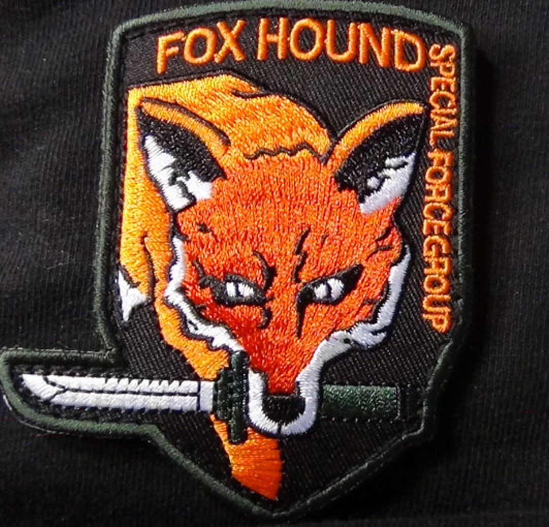 FOXHOUND Special Forces Patch Metal Gear Solid Video Gamer Cosplay Hook and Loop Backing - Etsy
