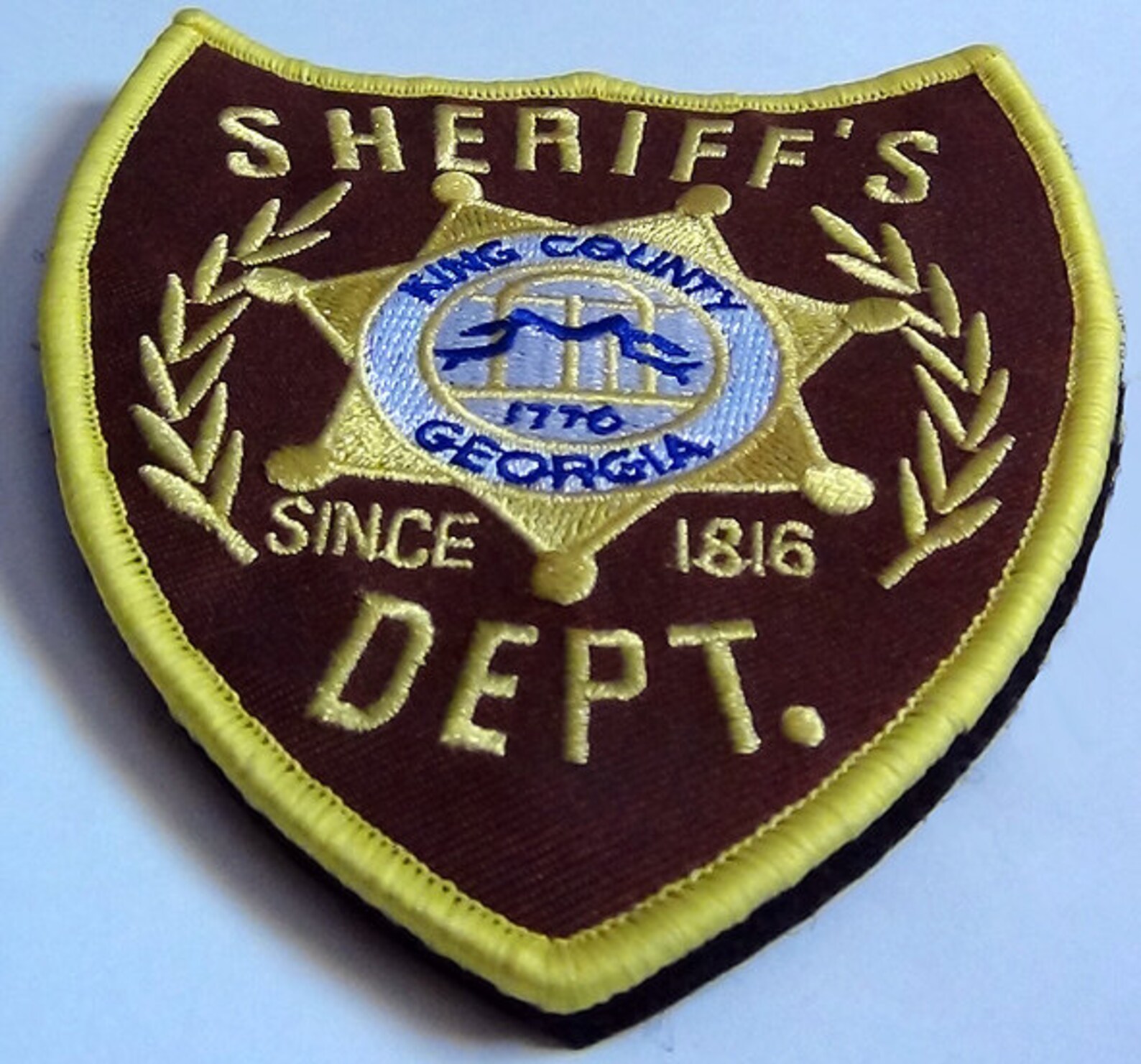 The Walking Dead King County Georgia Sheriff's Department Embroidered ...