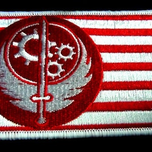 Brotherhood of Steel BOS FLAG Fallout Style Inspired Embroidered ...