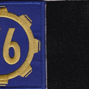 Vault 76 Fallout Style Patch Cosplay 3"x3" Inches Square Hook and Loop ...