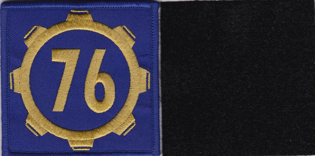 Vault 76 Fallout Style Patch Cosplay 3x3 Inches | Etsy