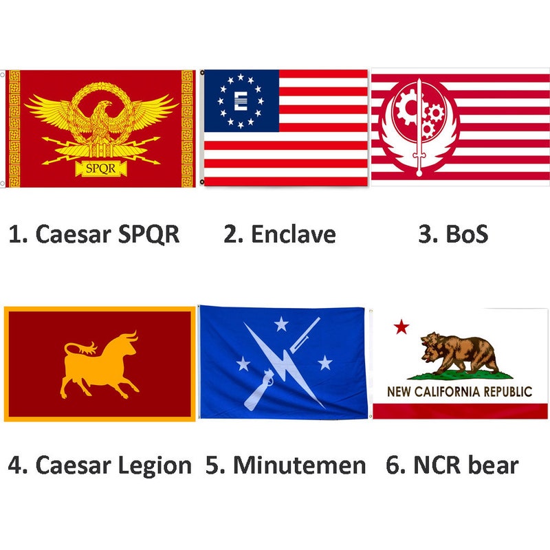Fallout Ncr Flag - Etsy