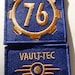 Vault-tec Fallout Insipried Patch Cosplay 3"x2" Inches Hook and Loop ...