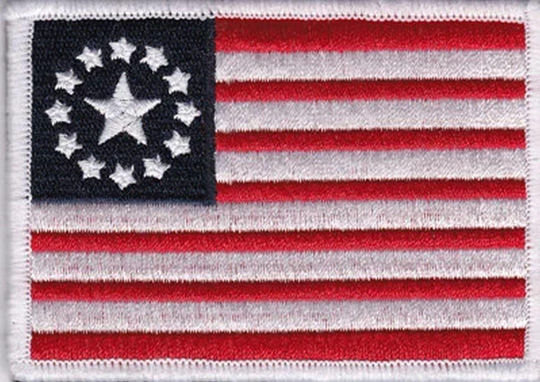 Colonial Betsy Ross Flag Patch Cosplay 2.5"x3.5" Inches Fallout-like ...
