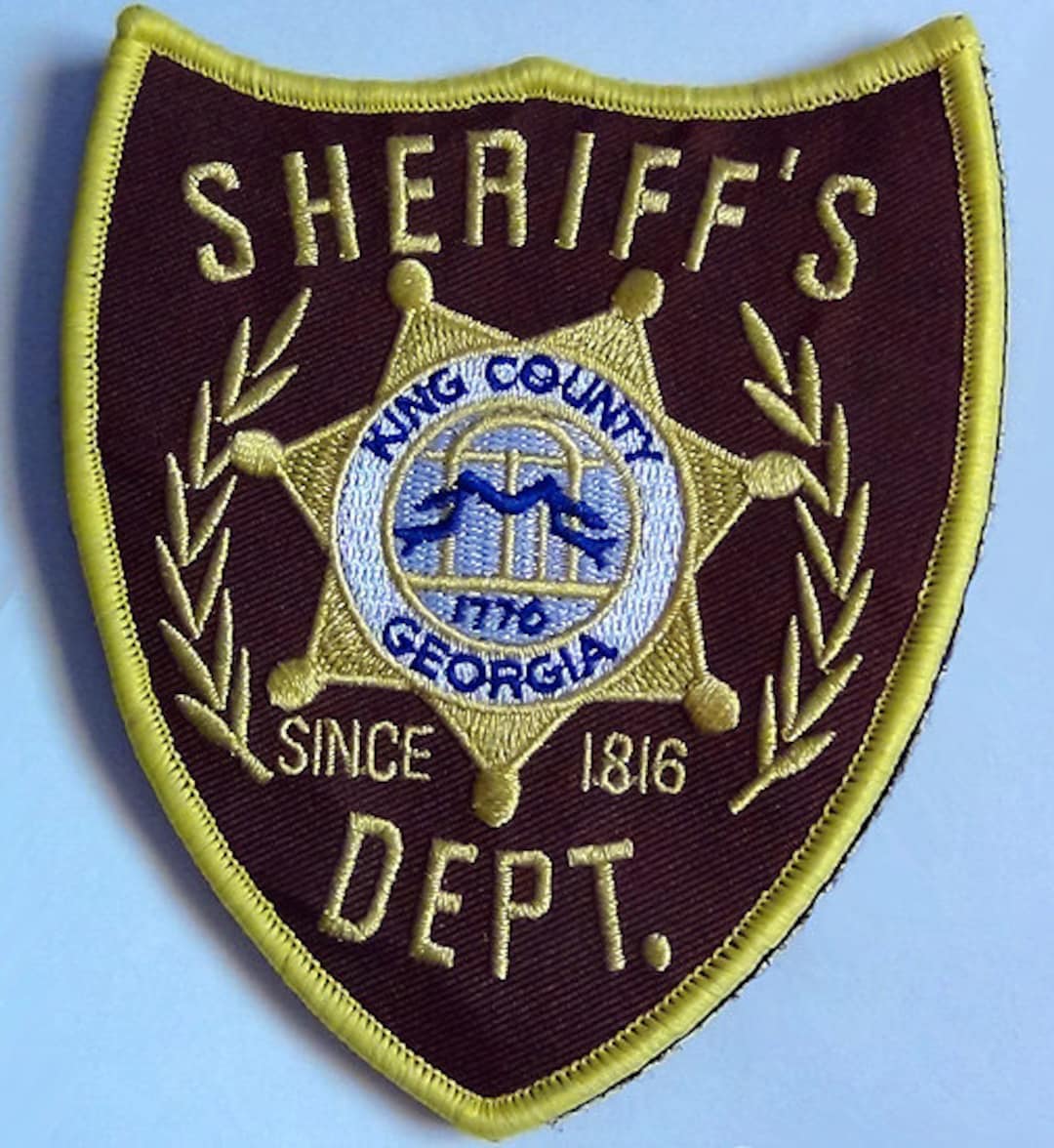 The Walking Dead King County Georgia Sheriff's Department Embroidered ...