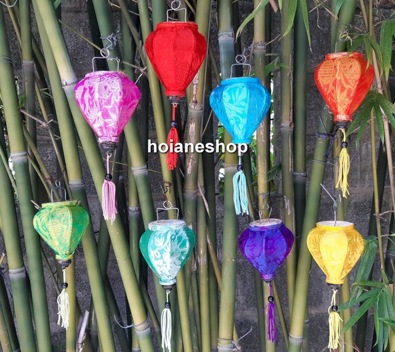 Lot of 8 pcs of mini lanterns 10cm String lanterns for | Etsy