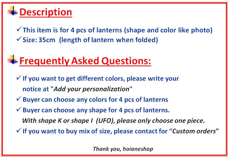 Set of 4 Hoi an Bamboo Silk Lanterns 35cm Mix Shape and - Etsy