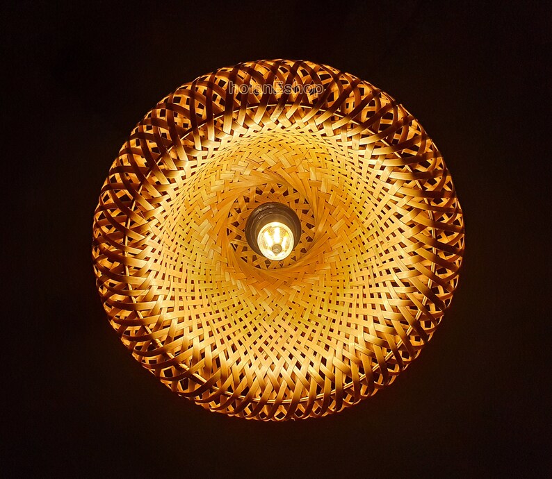 Bamboo Lamps Bamboo Ceiling Light for Living Room Decor | Etsy