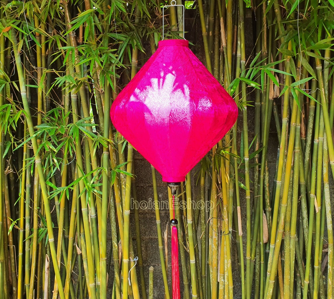 Pink Silk Lantern for Wedding Party Decorations, Restaurant Decor ...