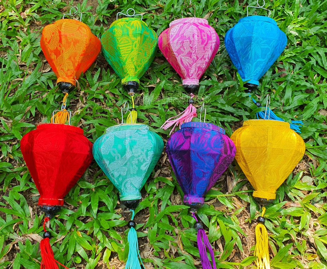 Lot of 8 Pcs of Mini Lanterns (10cm) - String Lanterns for Wedding ...