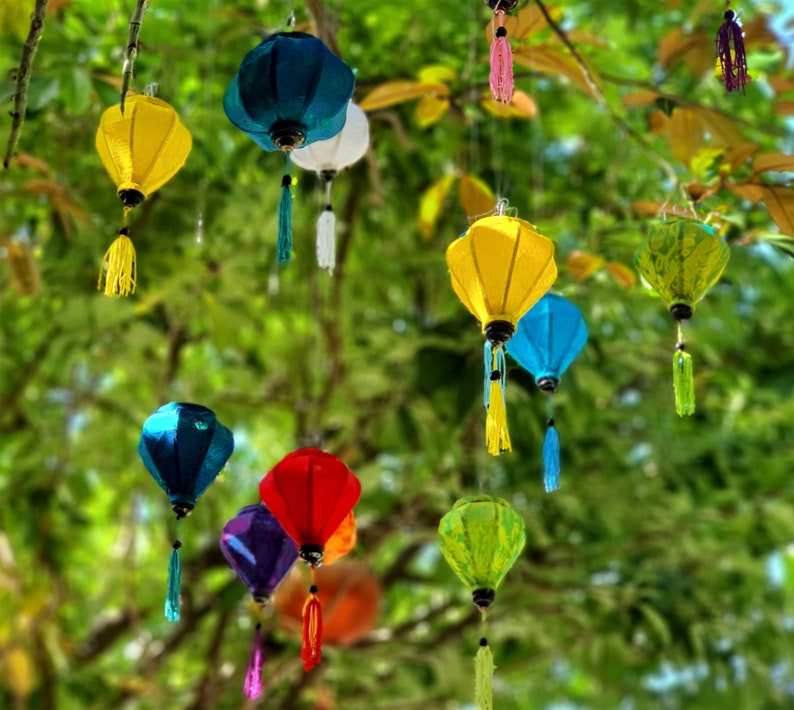 Lot of 8 Pcs of Mini Lanterns 10cm String Lanterns for | Etsy