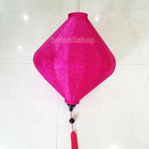Pink Silk Lantern for Wedding Party Decorations, Restaurant Decor ...