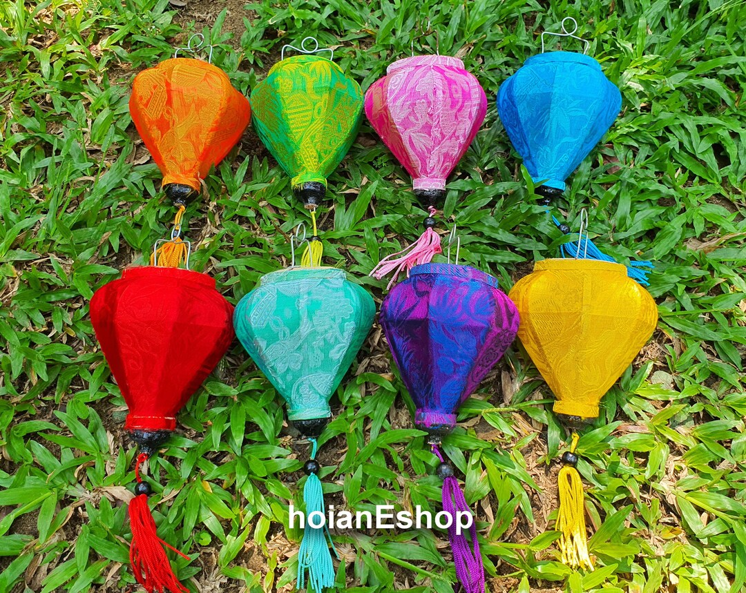 Lot of 8 Pcs of Mini Lanterns 10cm String Lanterns for Wedding ...