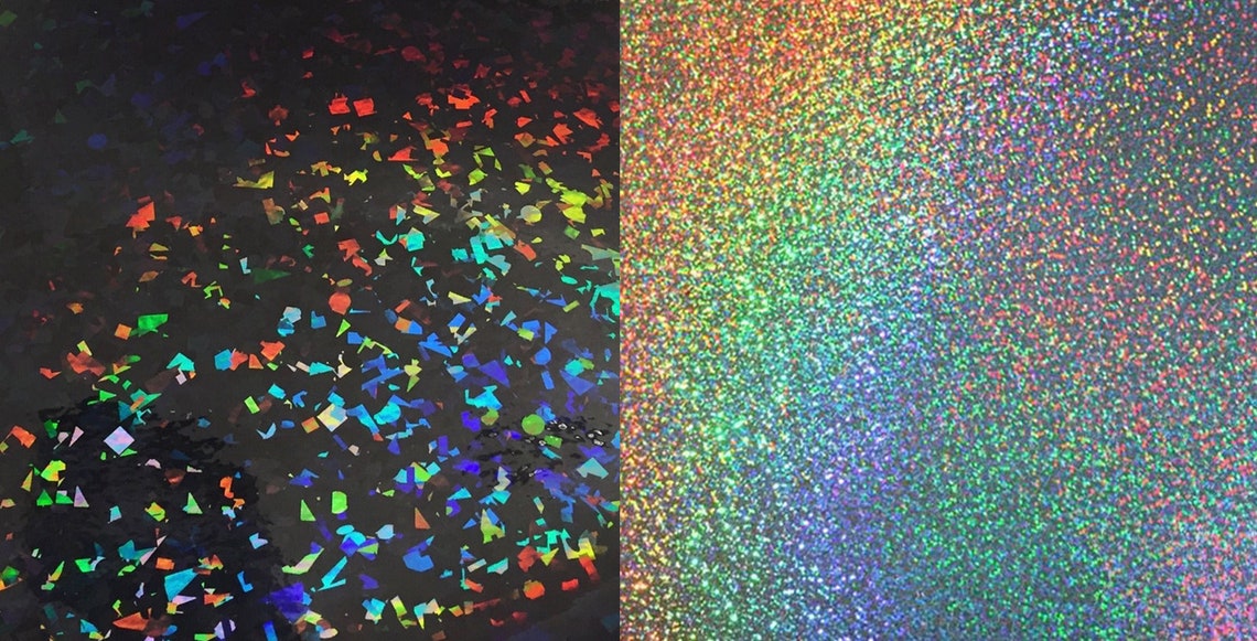Custom Holographic Vinyl Holo Glitter Vinyl Decal | Etsy