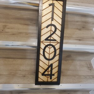 Address Sign Modern Rustic House Numbers, Farmhouse Decor, Reclaimed ...