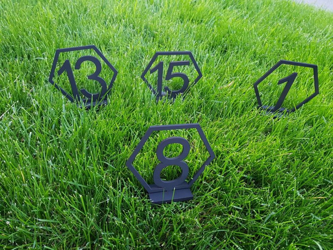 1-40 Table Numbers, 40 Wedding Table Numbers, Hand Painted Wood Table ...