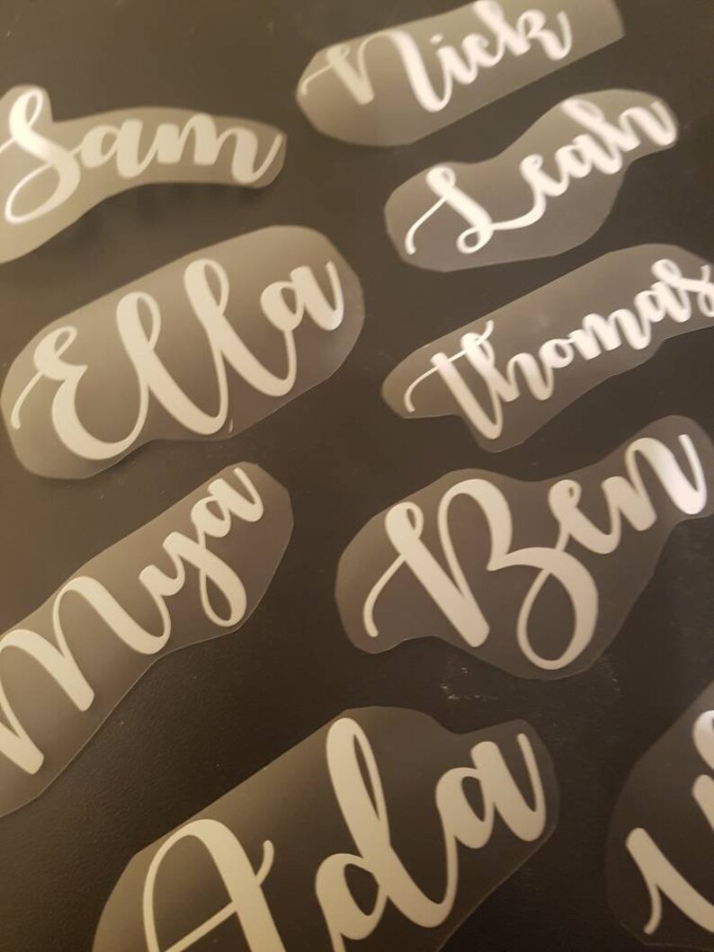 Custom Iron on Letter Decal Iron on Name Decal T Shirt Iron | Etsy