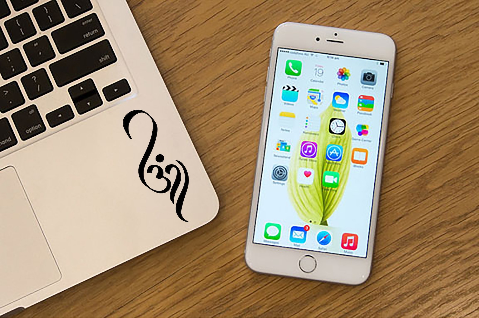 Om Vinyl Decal Sticker of Abstract Om Meditation Om Yoga | Etsy