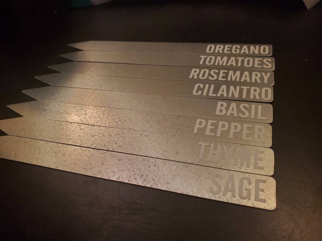 Vegetable Tags, Garden Labels, Herb Markers, Garden Sign, Personalized ...