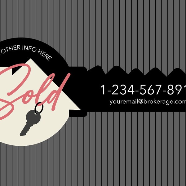 Sold Key Sign - Etsy