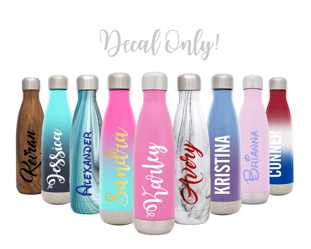 Custom Vinyl Decal, DIY Personalized Camelbak Water Bottle Decal, Water ...