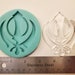 Khanda Mold, Sikh Keychain Mold, Khanda Sikh Symbol Mold, Punjabi ...