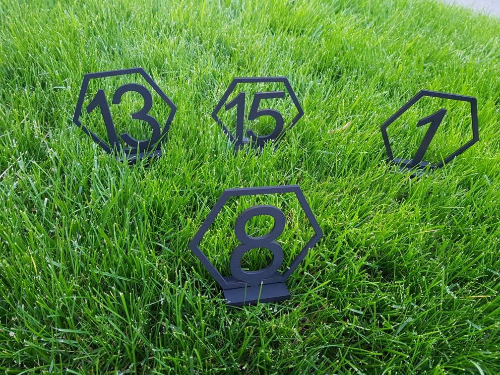 1-20 custom Table Numbers for Wedding 20 Wedding Table | Etsy