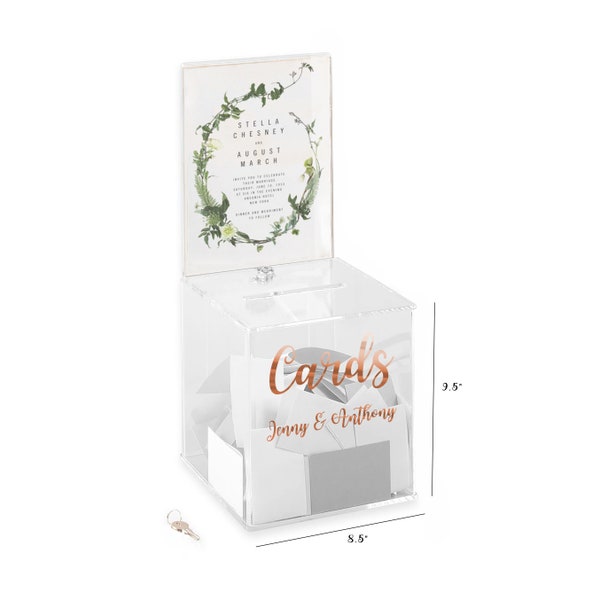 Reception Card Box - Etsy