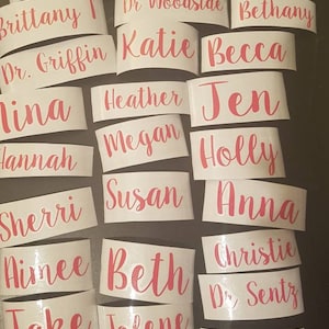 Custom Name Decals, Personalized Decal, Vinyl Decal, Name Sticker ...