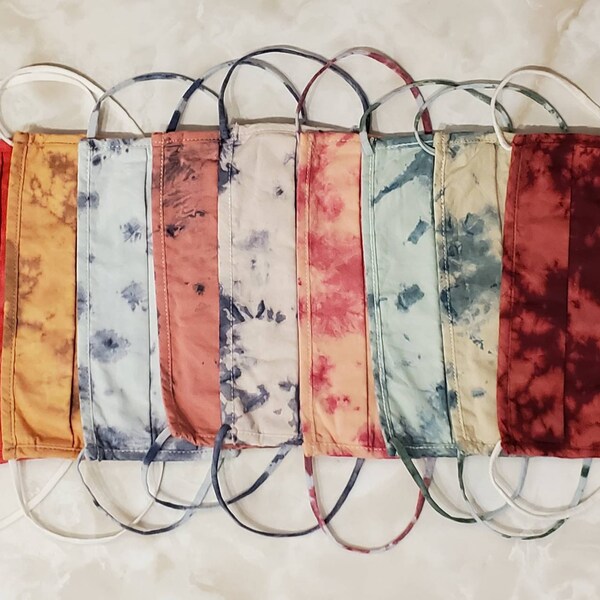 Tie Dye Face Mask - Etsy