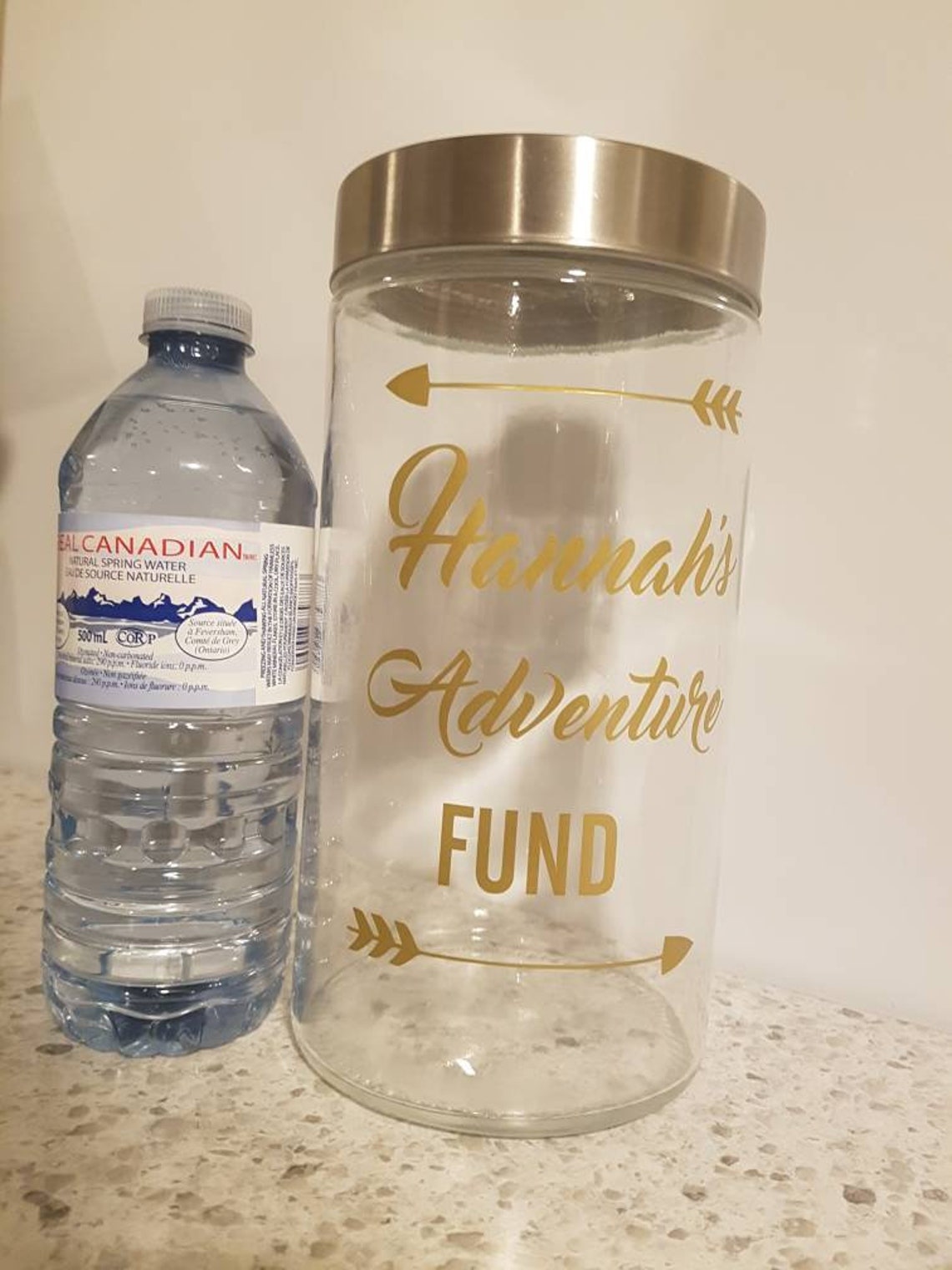 Custom Travel Jar Money Jar Vinyls Custom Travel Gifts - Etsy