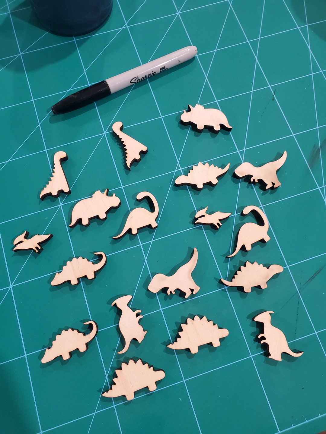 Dinosaur Wood Cut Outs, Jurrasic Crafting Cut Outs, Custom Dinosaur ...
