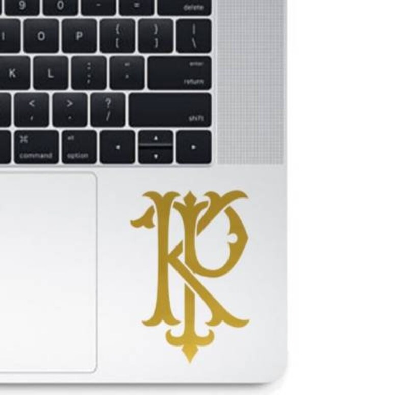 Vinyl Monogram Monogram Decals Initial Decals Customized - Etsy