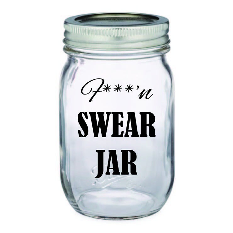 Swear Jar Curse Jar Profanity Jar Piggy Bank Coin - Etsy Canada