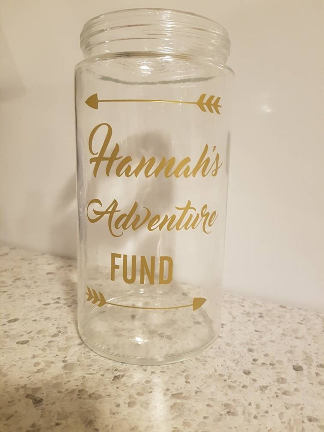 Custom Travel Jar, Money Jar Vinyls, Custom Travel Gifts, Traveller ...