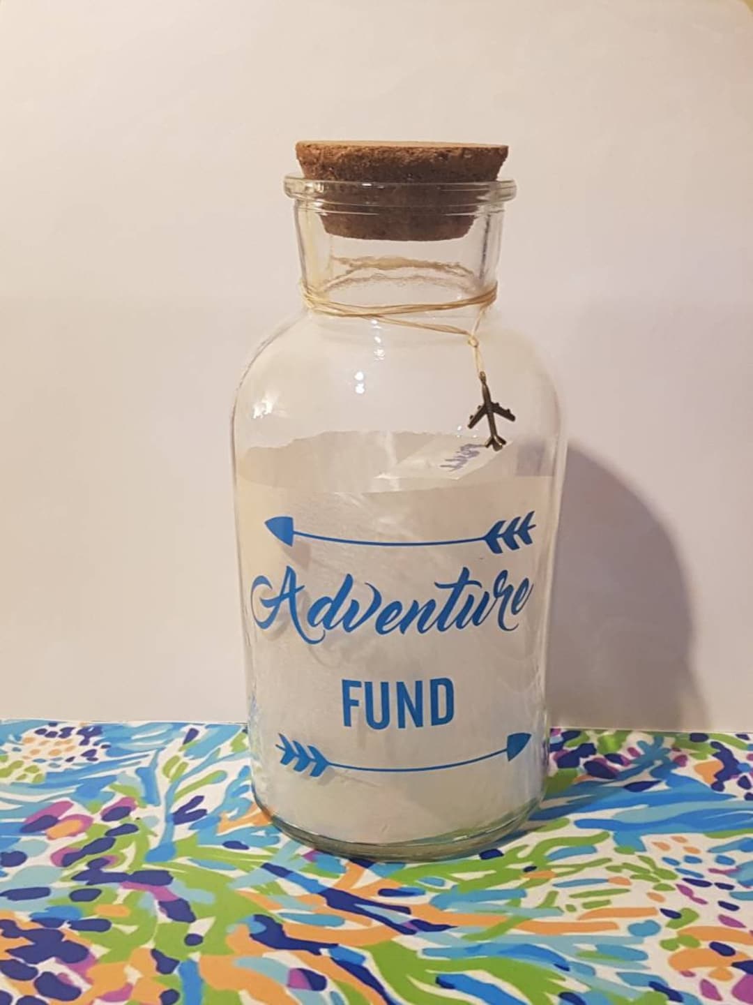 Travel Fund Decal Money Jar Vinyl Only Travel Gifts - Etsy