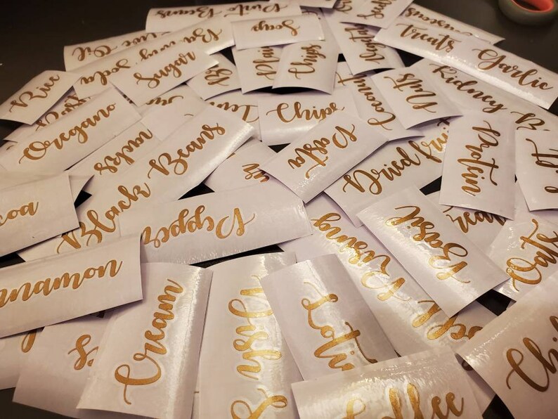 MEGA VALUE PACK 45 Pantry Label Starter Pack Kitchen Labels | Etsy