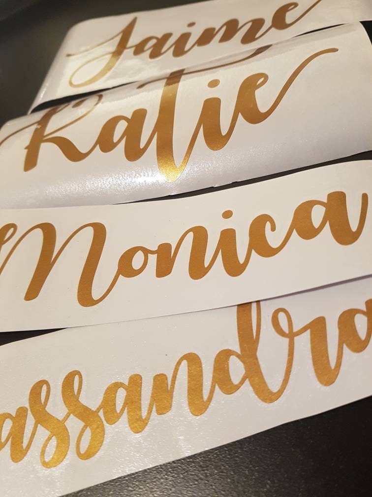 Custom Vinyl Name Decal Laptop Decal Helmet Vinyl Custom | Etsy