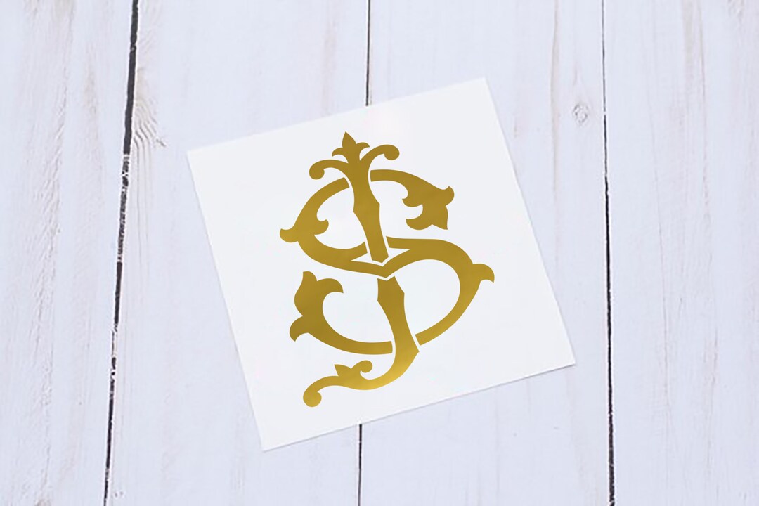 Vinyl Monogram, Monogram Decals, Initial Decals, Customized Unique ...