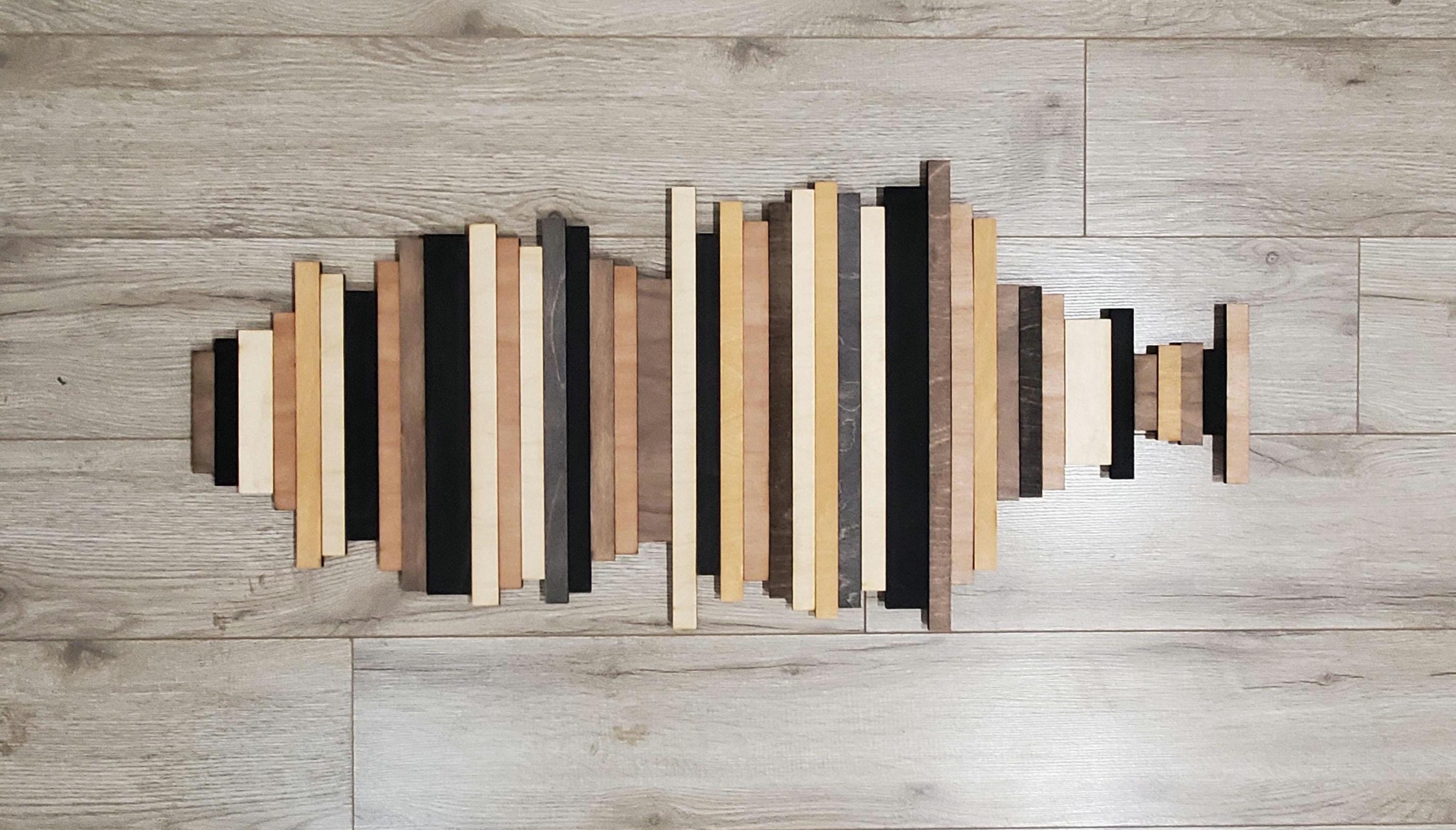 Soundwave Wood Art Piece, Sound Byte Wall Hanging, Wood Song Equalizer ...